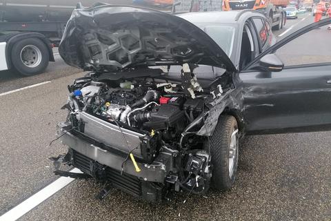 Erneut Stau nach Unfall auf der A45 bei Wetzlar